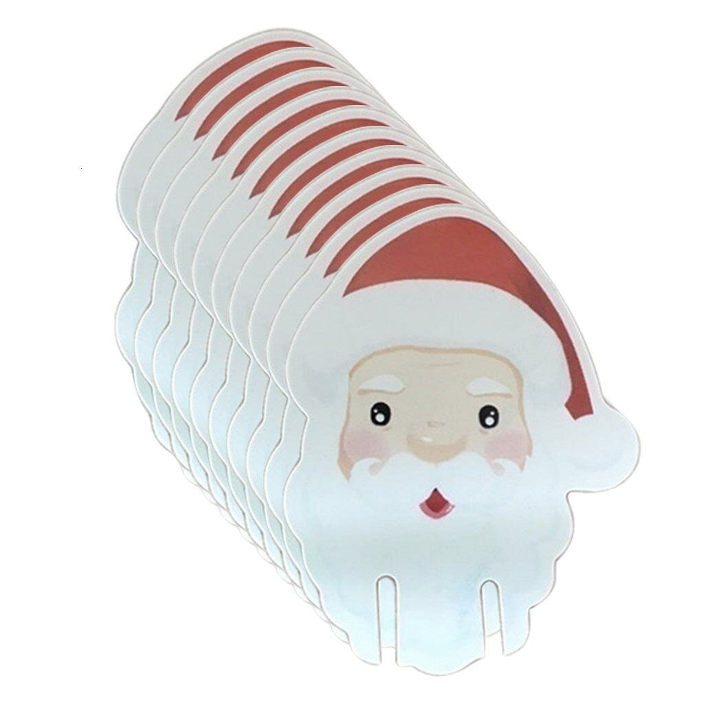 Новогодние карточки для бокалов, 10 шт, старейшина