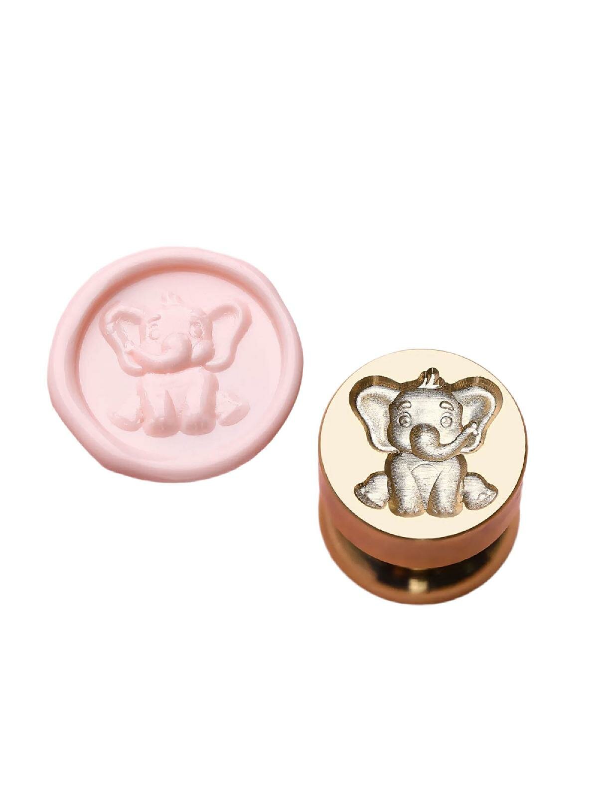 Сургучный штамп для мини-торта, штамп с животным, сургучный штамп для пригласительного билета на свадьбу