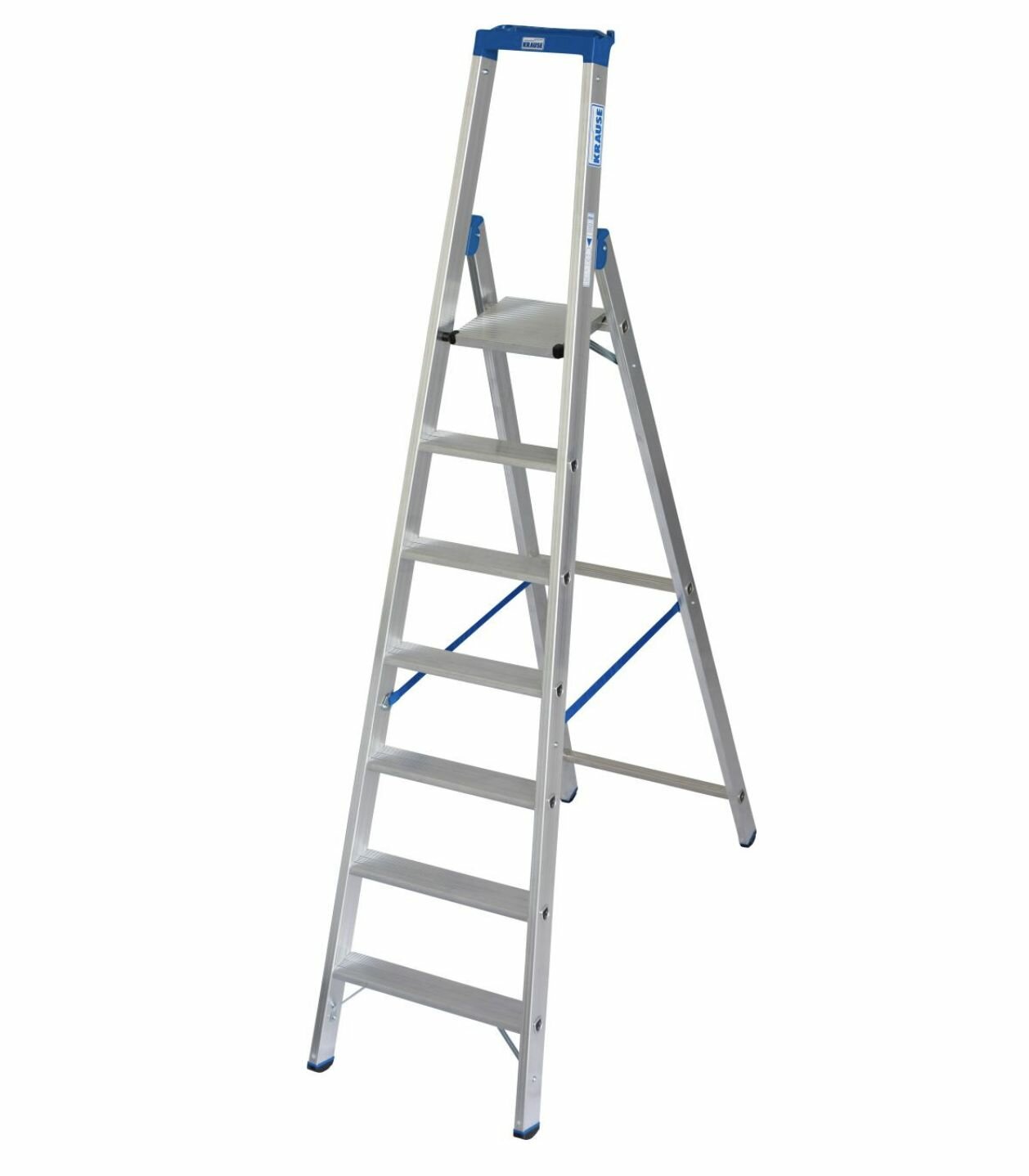 Алюминиевая стремянка Krause STABILO, 7 ступеней, высота 2,30 м, партномер 124548