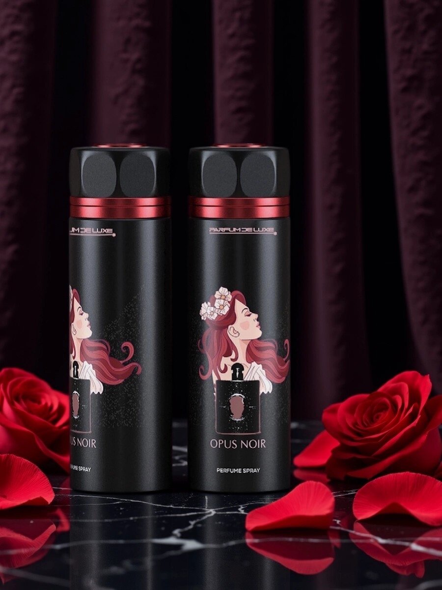 Дезодорант PARFUM DE LUXE Collection OPUS NOIR, женский, парфюмированный, спрей, 200 мл