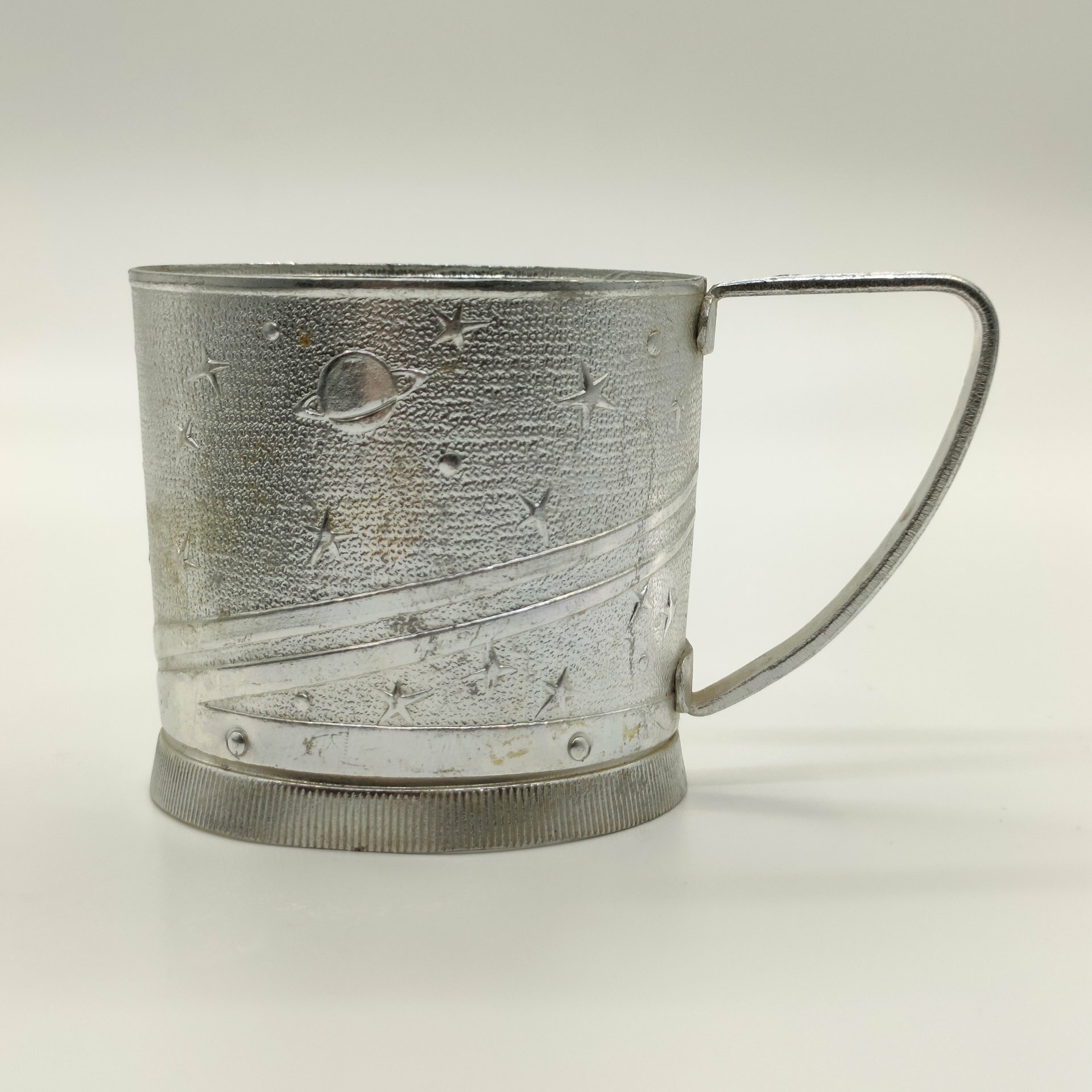 Подстаканник "Космос", алюминий, Верх-Исетский металлургический завод (ВИЗ)