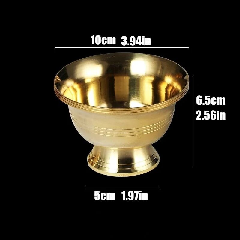 Медная чаша для чая 10см, Цвет: 1pc