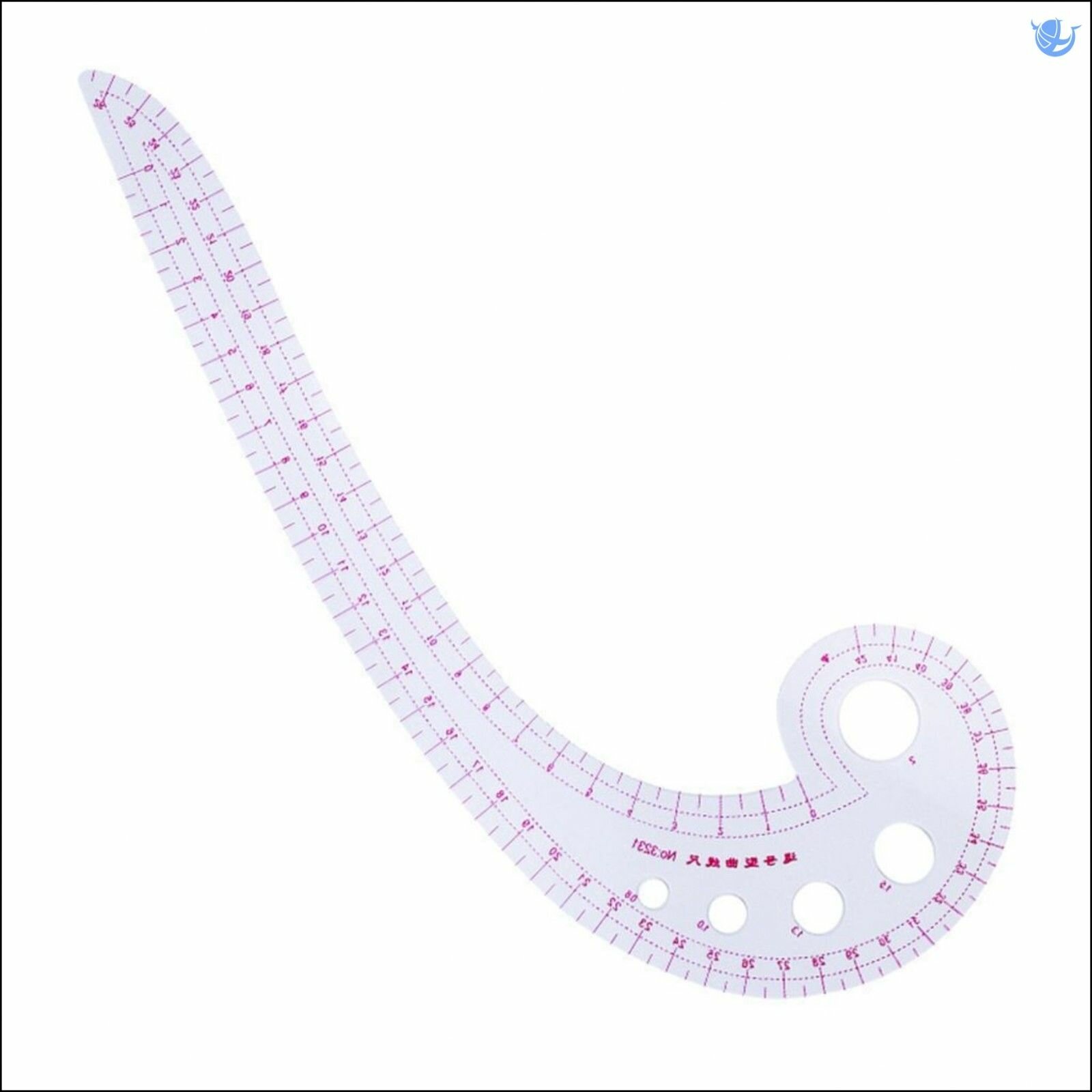 Гибкий французский лекало для черчения и шитья, - Кривая в форме запятой r
