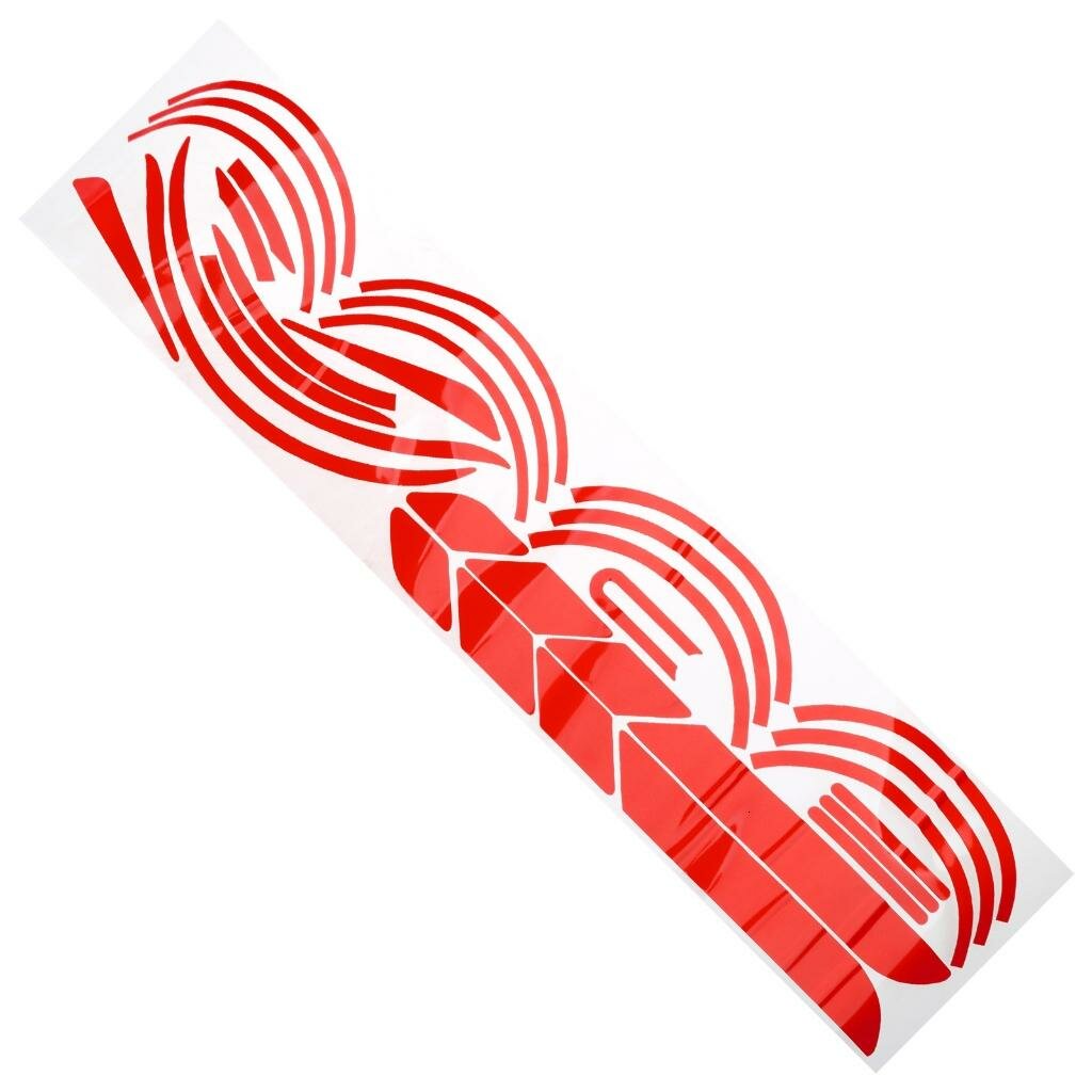 Светоотражающие наклейки для электросамоката, красный