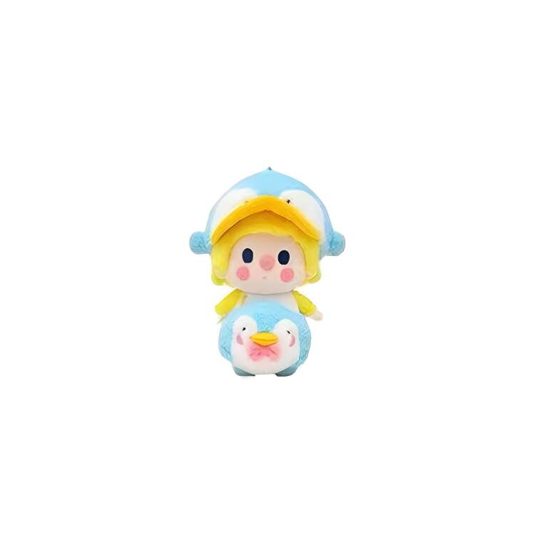 Плюшевые игрушки унисекс POP MART Little Sweet Bean Animal Baby Collection, Confirmed-Penguin (Open)