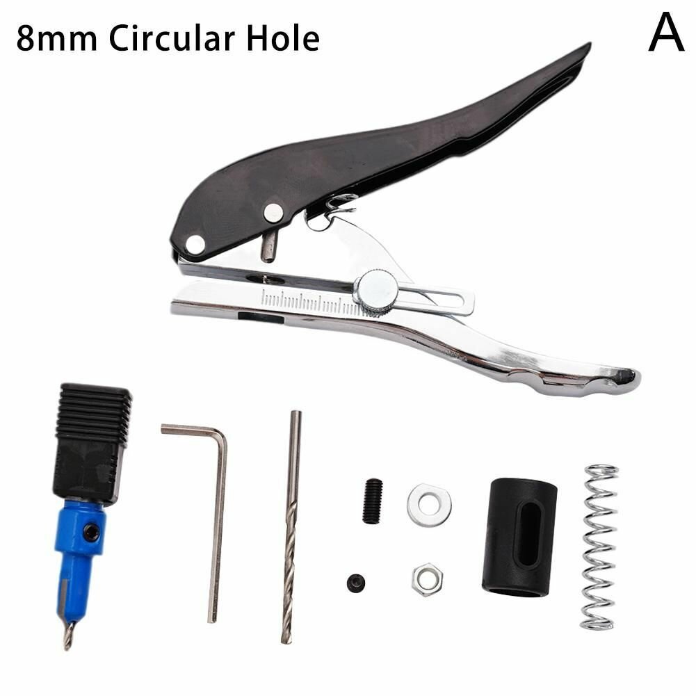 Круглый дырокол для бумаги диаметром 8 мм с одним отверстием