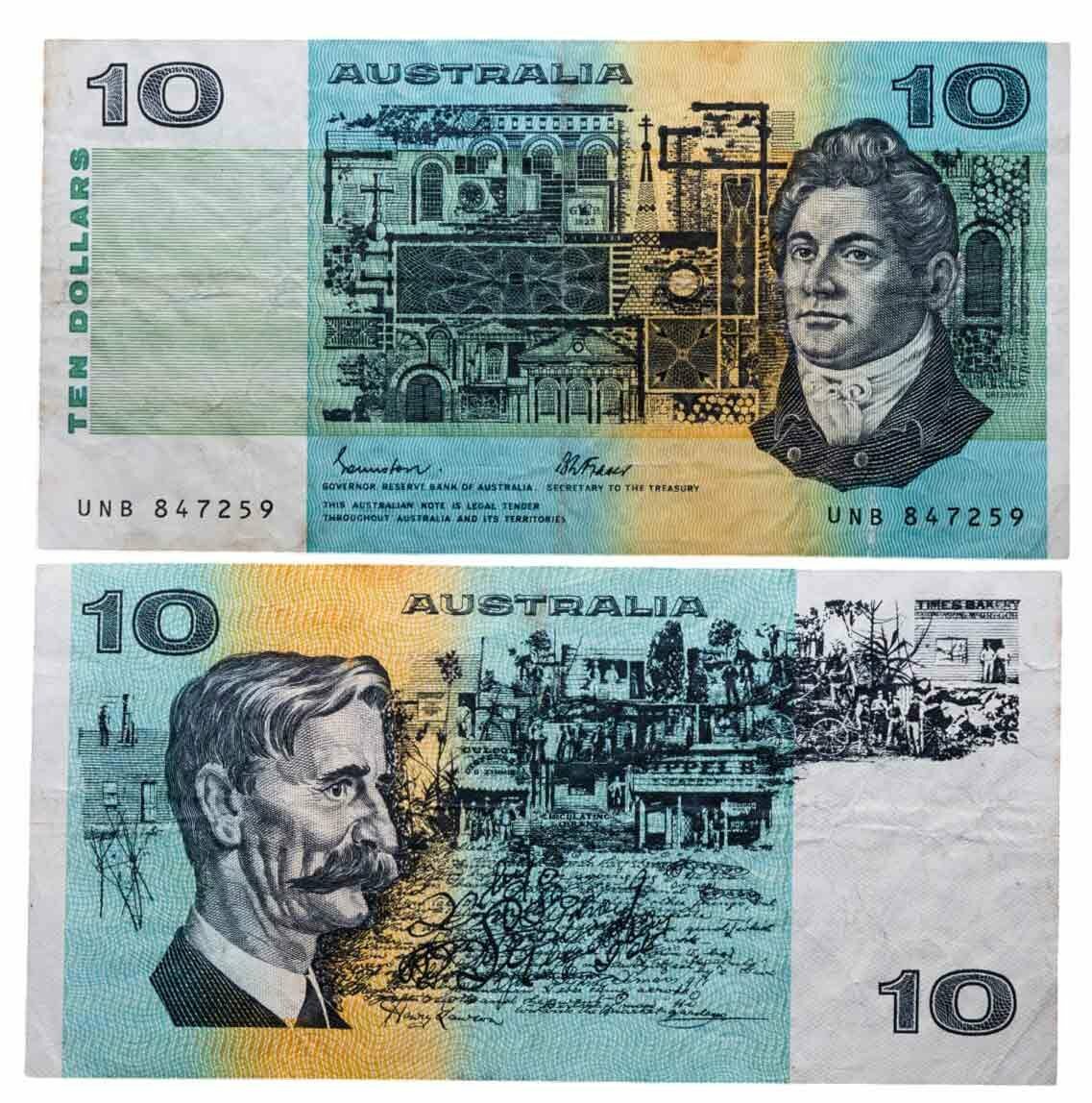Австралия 10 долларов 1985 Pick 45e