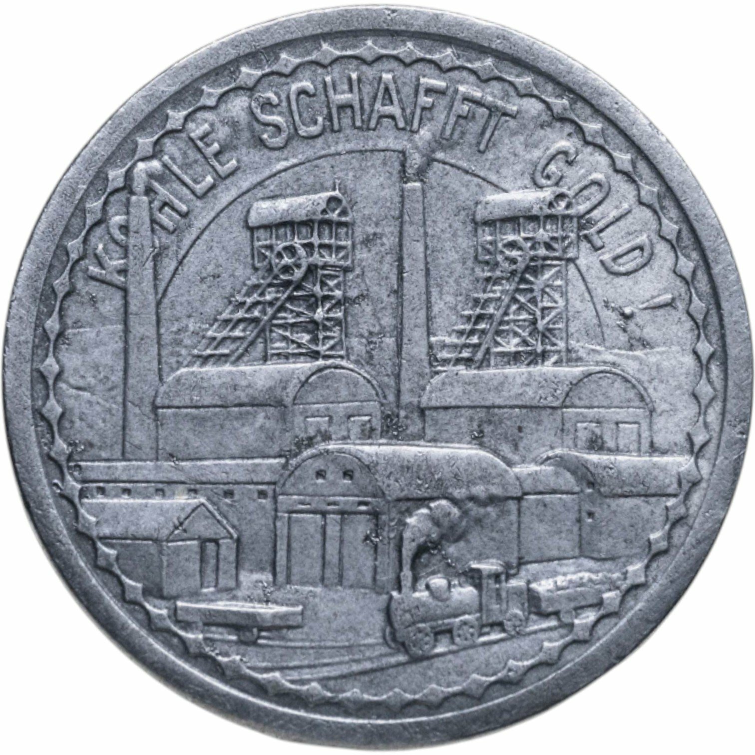 Германия Ваттеншайд 10 пфеннигов 1920 нотгельд, Алюминий, в сохранности AU