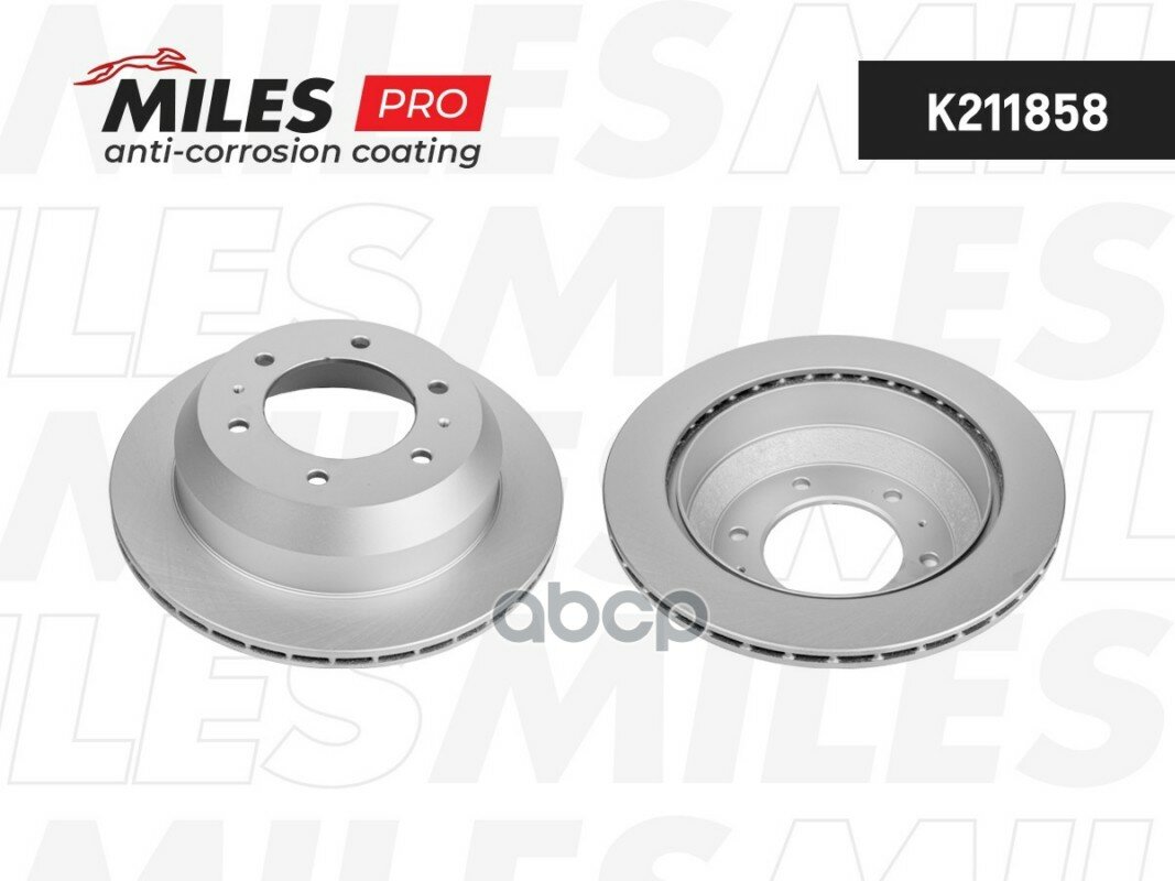 Диск тормозной GREAT WALL HOVER- задний (с антикоррозионным покрытием) Miles арт. k211858