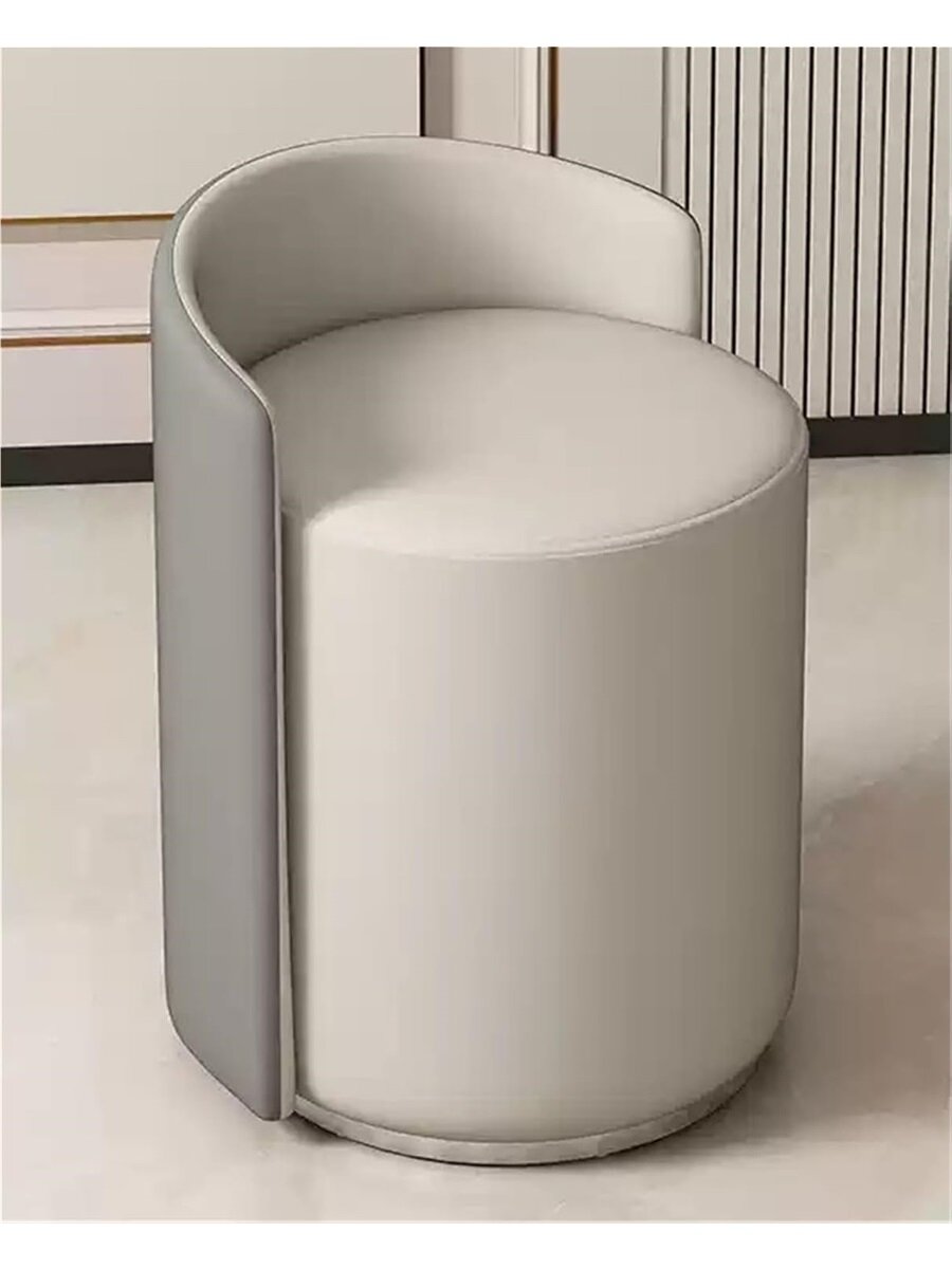 Стул, современный и простой круглый табурет, вращающийся на 360°, подходит для дома и офиса