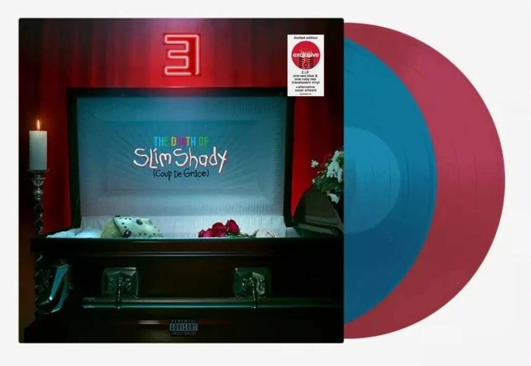 Eminem - The Death Of Slim Shady (Coup De Grace) (2024)/2xLP/Target Exclusive & Limited Edition - Синий и красный полупрозрачный/Виниловая пластинка