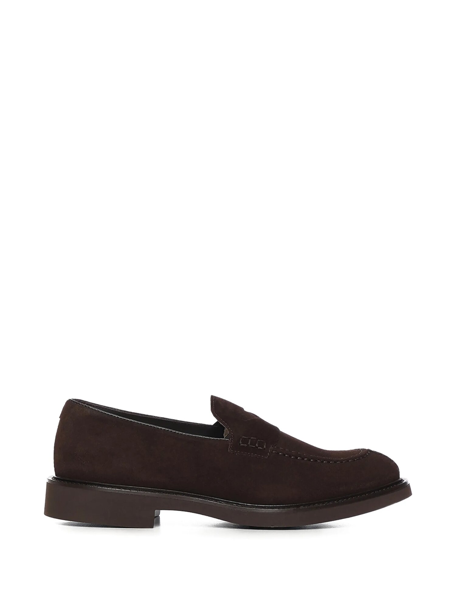 Лоферы Panelled suede loafers
