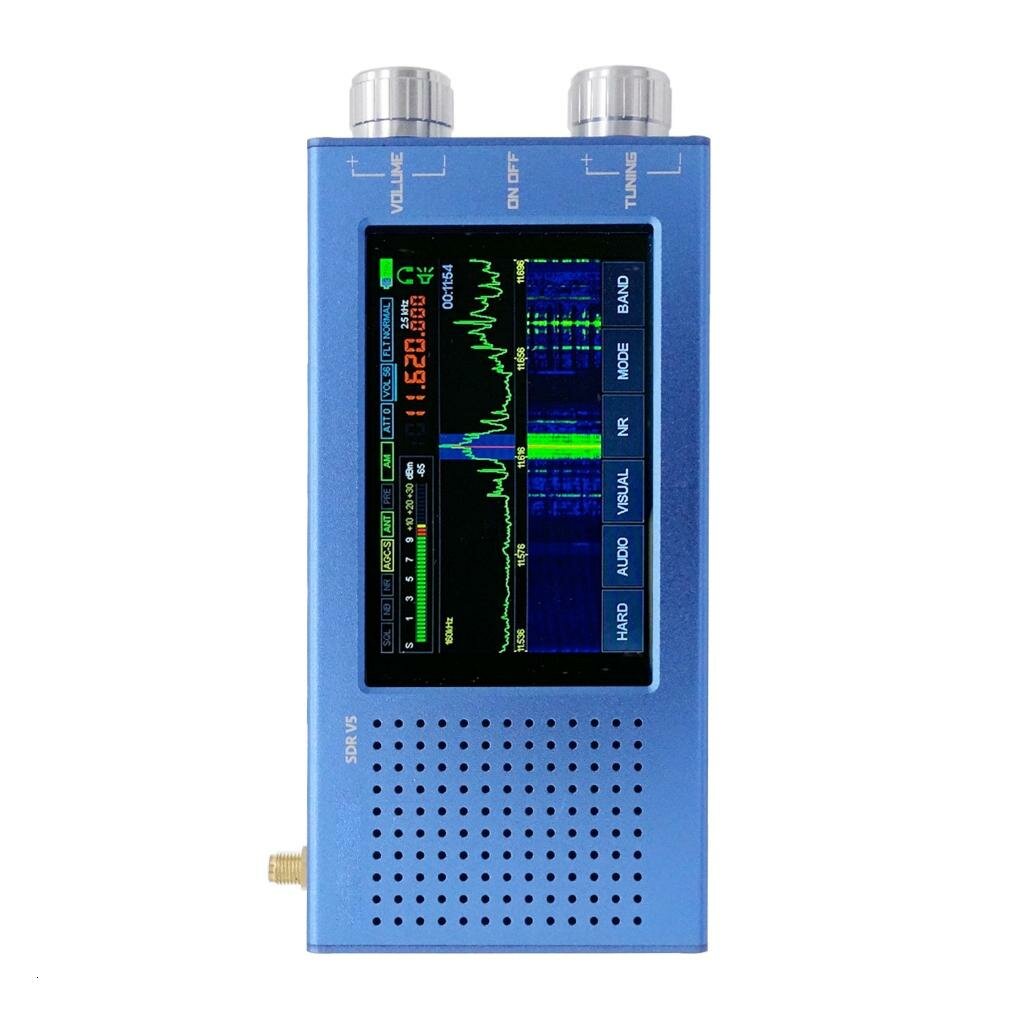 Портативный радиоприемник Malachite DSP SDR 480 МГц с ЖК-экраном, Синий
