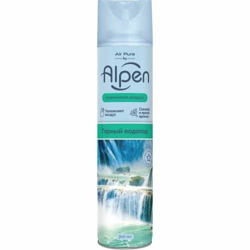 Освежитель воздуха Alpen "Горный водопад", аэрозоль, увлажнение воздуха 300мл