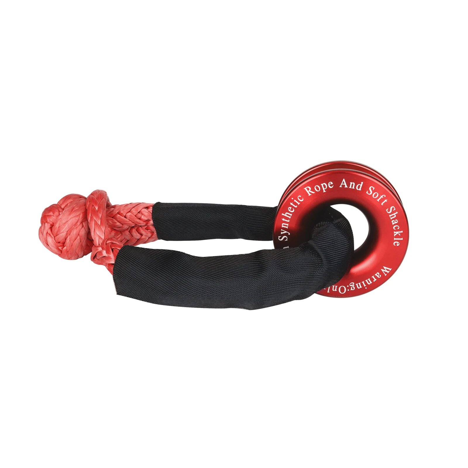 Синтетический буксировочный трос с кольцом Red Rope Ring, 41000 фунтов