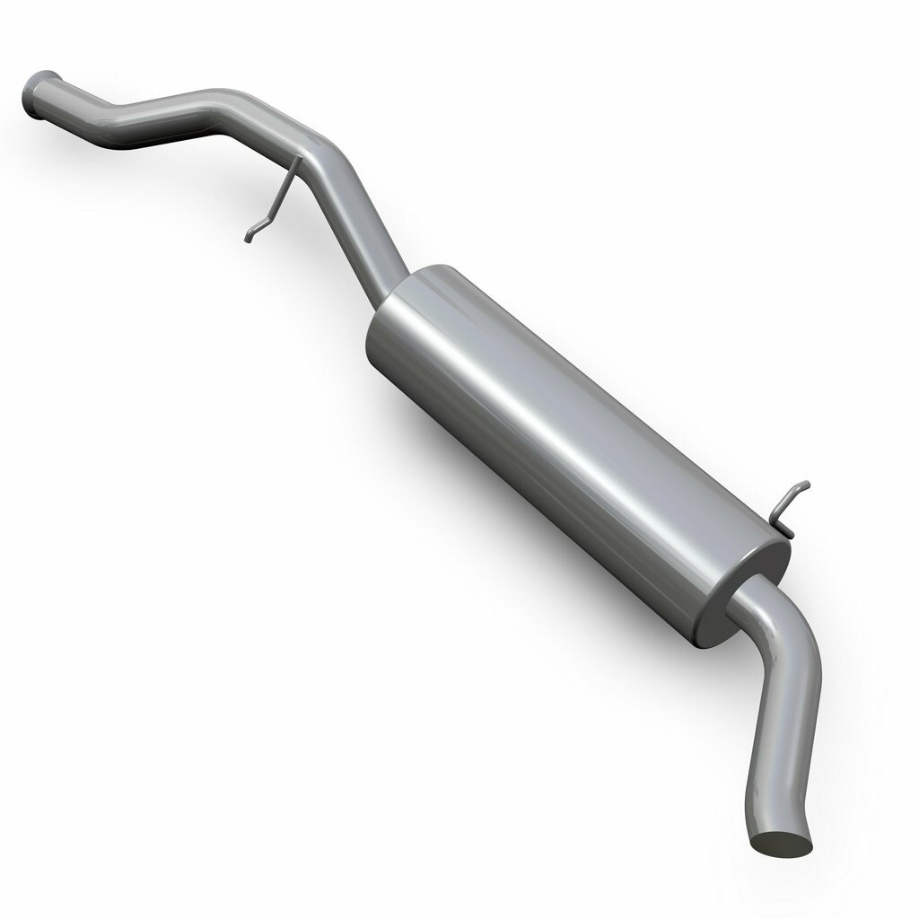 Глушитель основной под независимую подвеску для ВАЗ 1118, 1117 лада калина седан, универсал (Автопродукт)