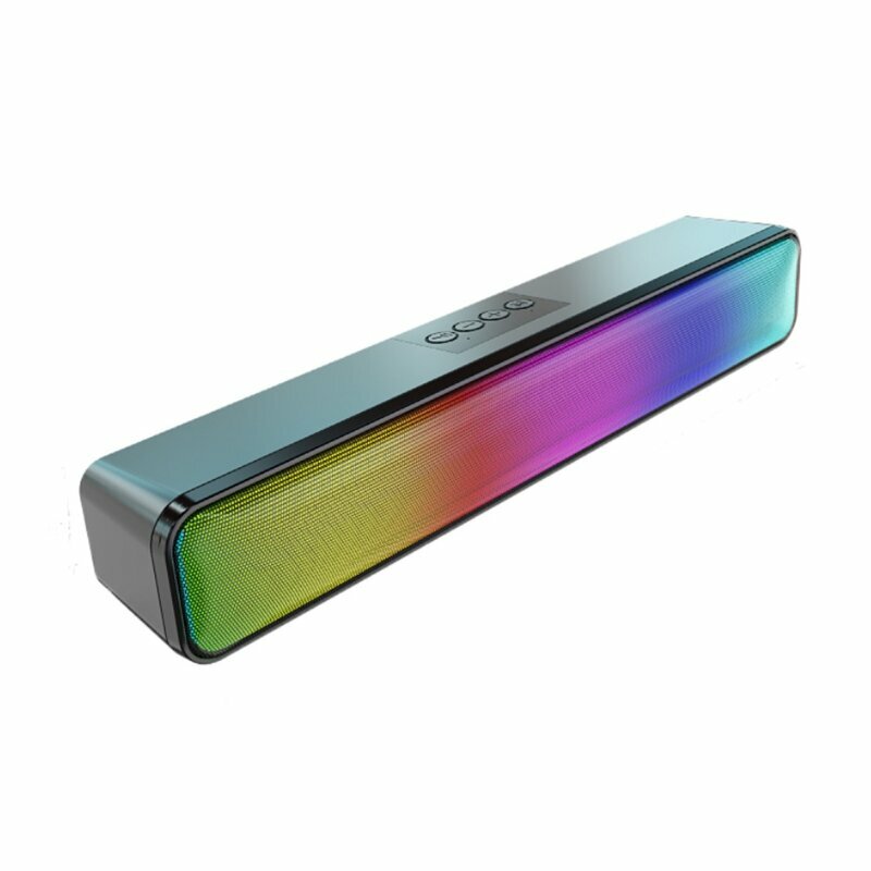 Открытый Двойной Динамик RGB Light Беспроводной Сабвуфер Динамик Расширения Памяти 32 ГБ для ТВ Объемный Звук Открытый Женщины Мужчины