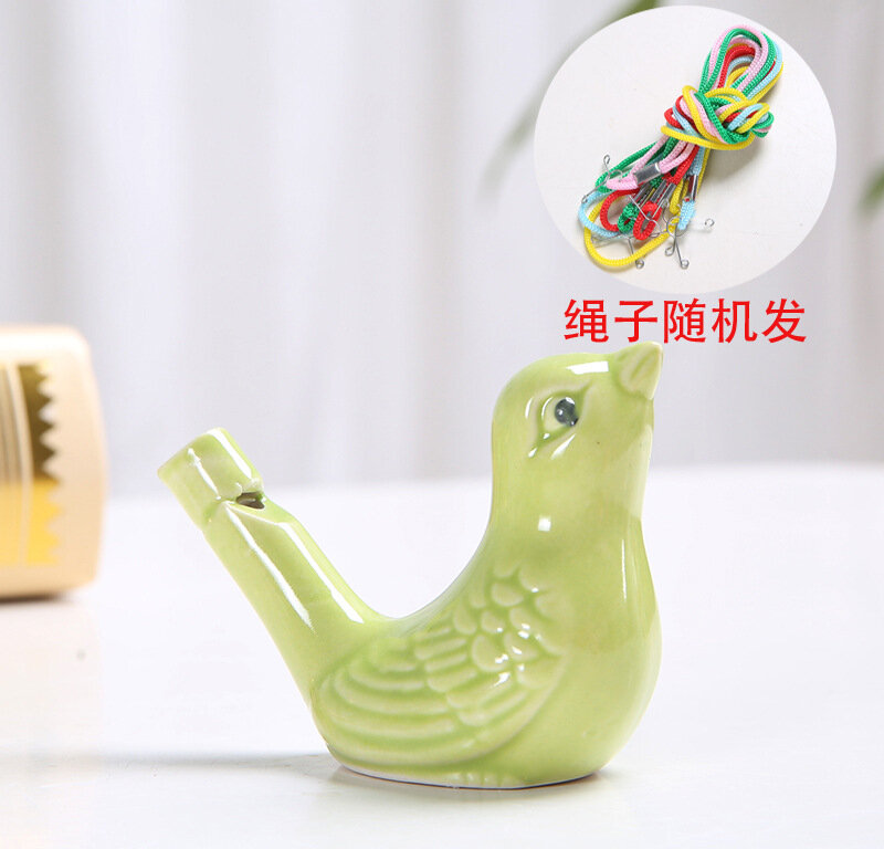 Детский свисток для птиц с водой, свисток с звуком птицы, подарок для детского сада, керамическая игрушка для птиц, водяной свисток для животных