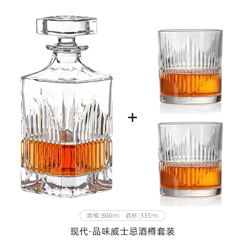 Высококлассный барный клуб виски бокал вина бутылки спиртных напитков Костюм-виски Modern-Taste