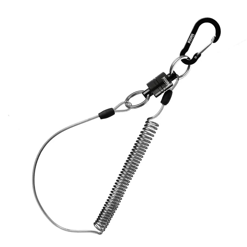 Держатель для рыбалки Booms Fishing, магнитный, с lanyard