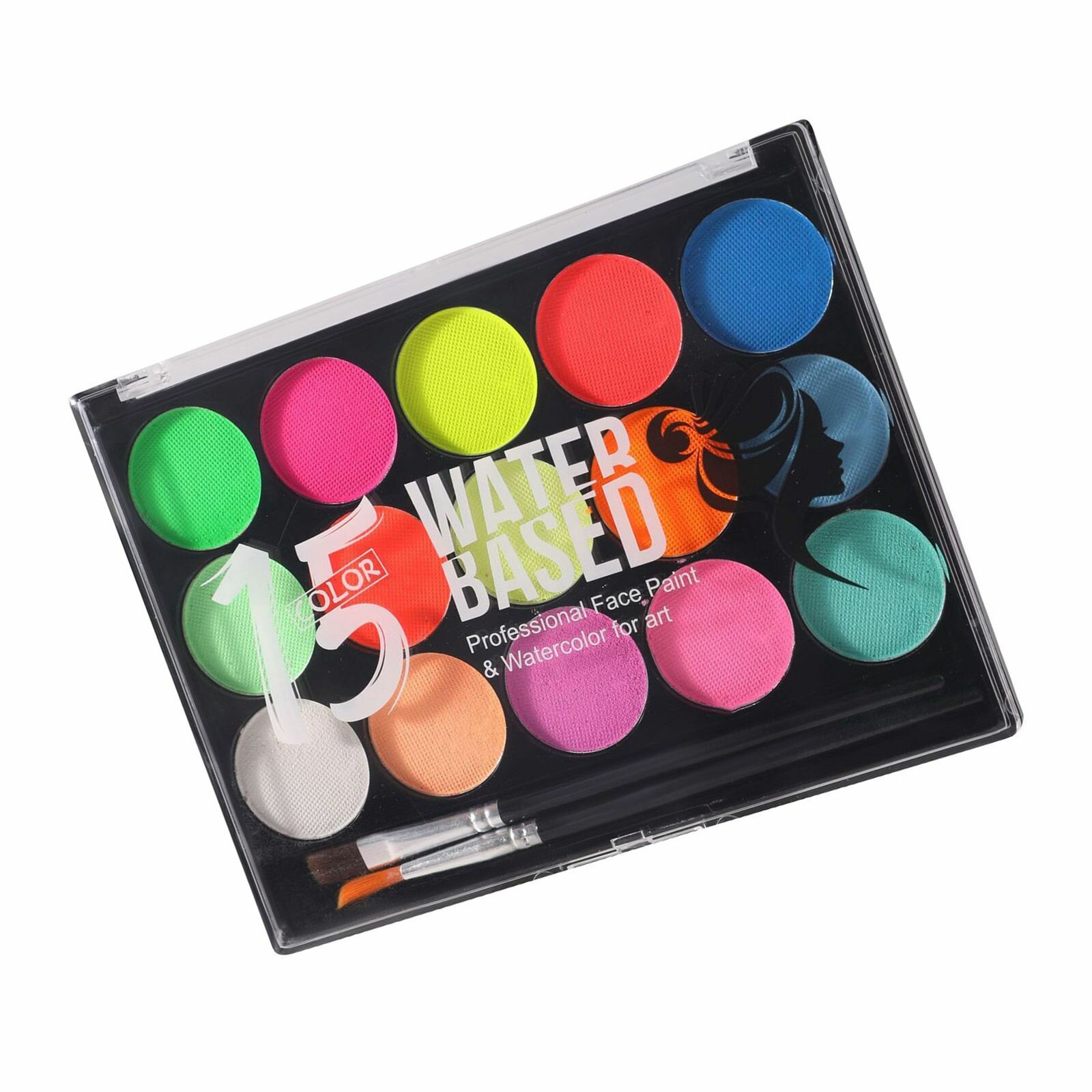 Легкий в использовании набор для рисования на лице 15 цветов вечеринок и косплея Хэллоуин