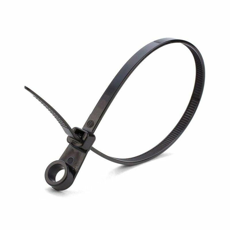 Набор хомутов кабельных Fortisflex 4х150 мм, нейлоновые, черный, 100 шт