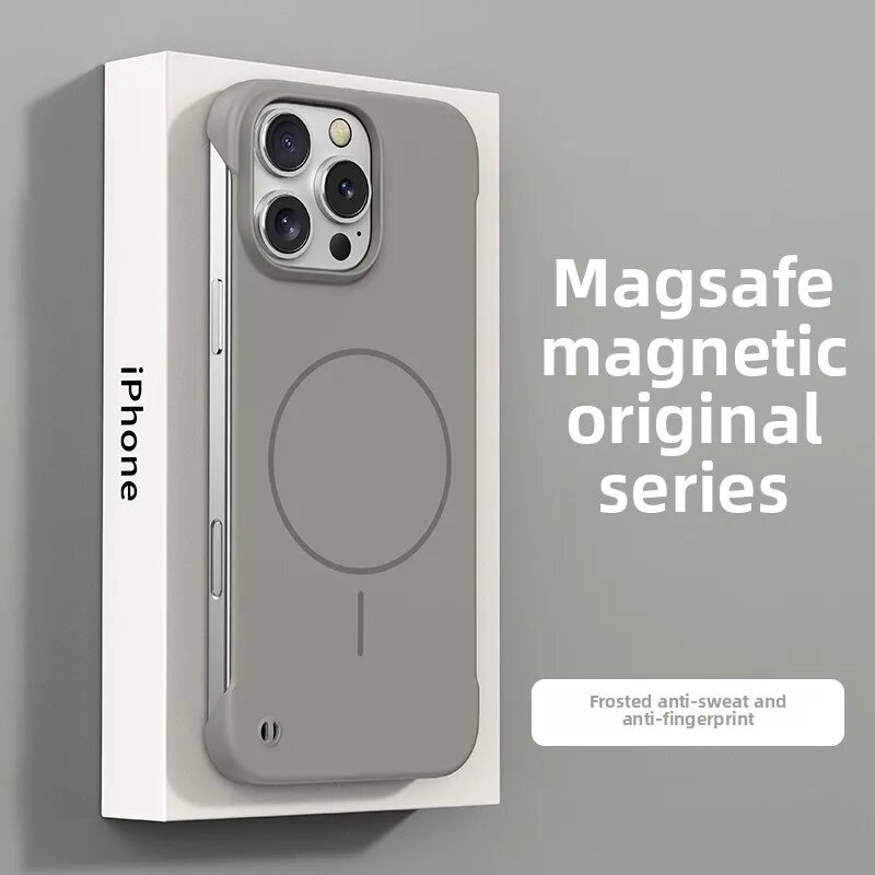 Чехол Magsafe для iPhone 13 Pro Max, серый