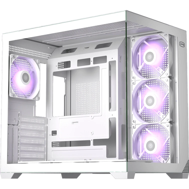 C3T700 ARGB WH PcCooler Корпус без блока питания/ Case PCCooler , Midi-Tower, TG, 4x120mm ARGB, 1xUSB-A 3.0 + 1xUSB-A
