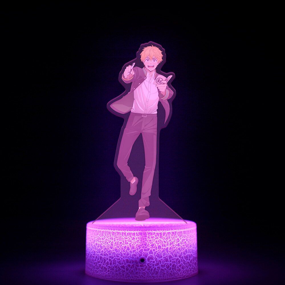 202616 Цветной пульт дистанционного управления ветроустойчивый колокольчик для мальчиков аниме периферия магазин Guzi акриловый светодиодный ночник оптовый источник