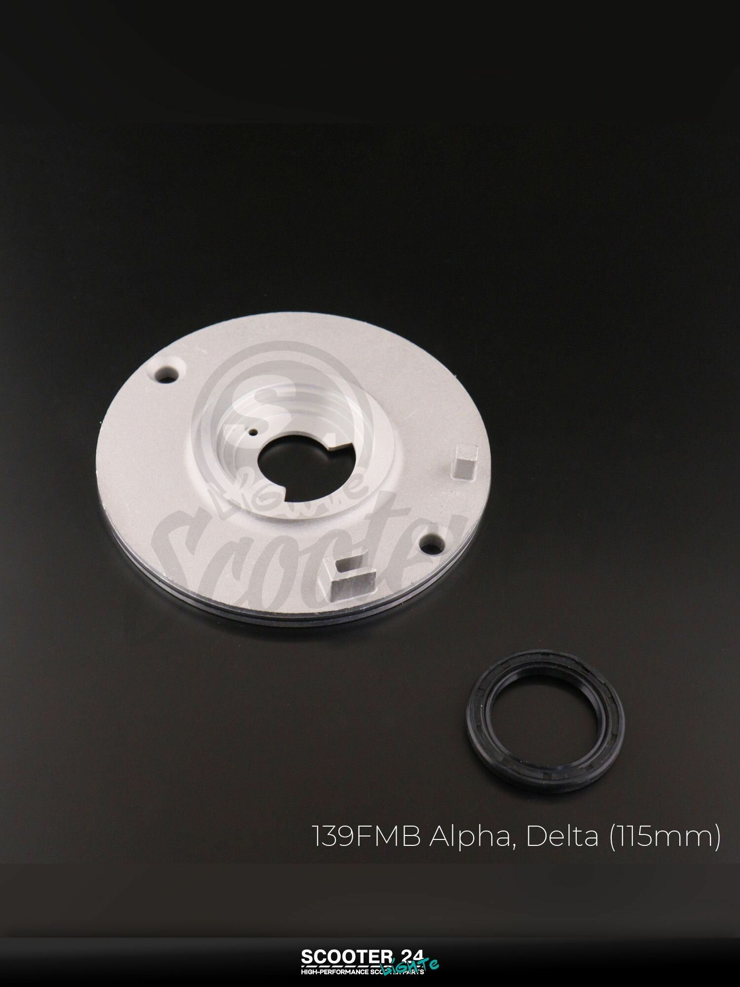 Крышка маслоотделительная 139FMB на мопед и мотоцикл Alpha, Delta / Альфа, Дельта (115 мм) "BEEZMOTO"