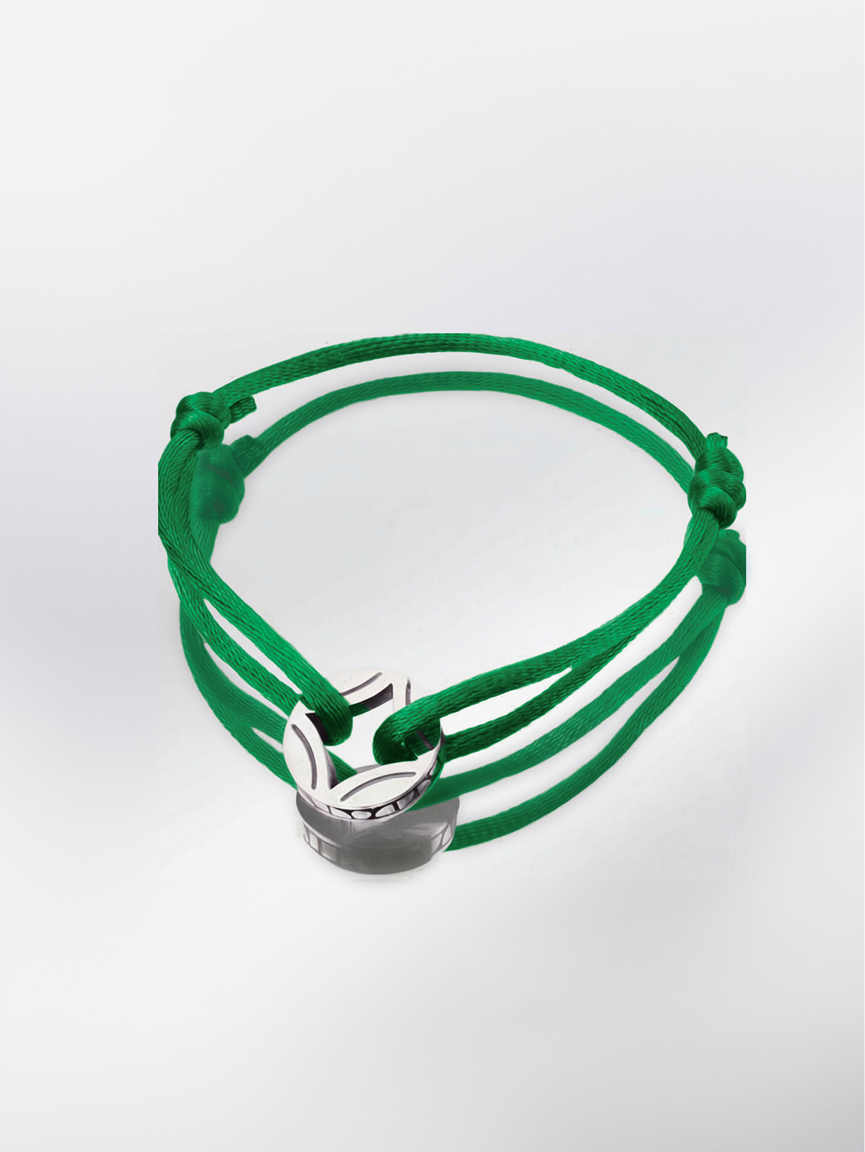 Браслет-нить, серебро, 925 проба, родирование