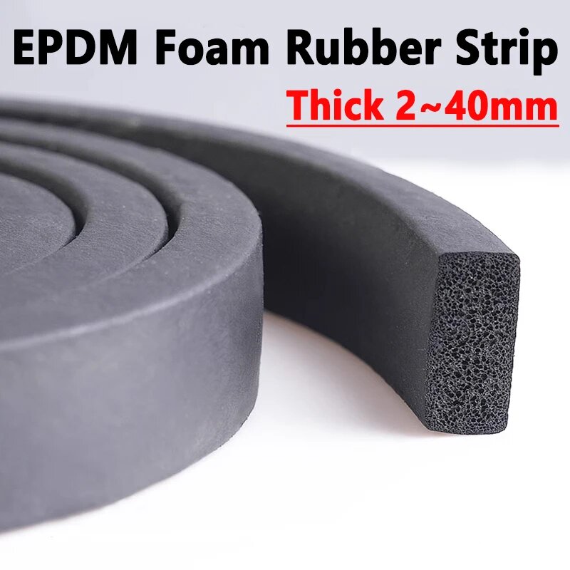 Резиновая уплотнительная лента EPDM 2~40мм 15x40mm