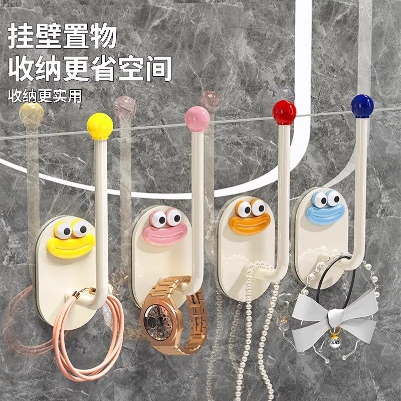 Креативная резинка для волос, стойка для хранения, аксессуары для волос в ванной, заколки, эластичные ленты, крючки для волос, клейкие крючки для волос, клейкие крючки для одежды