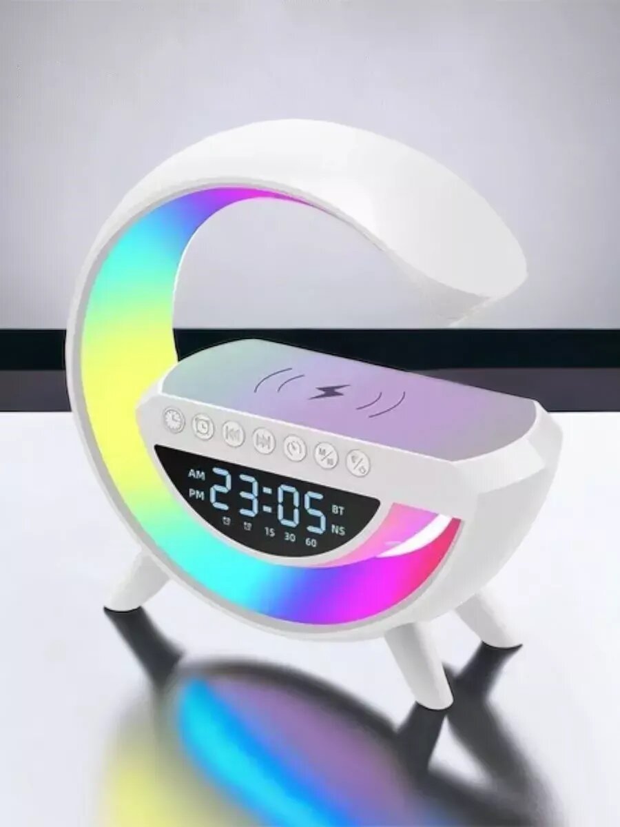 RGB колонка с будильником