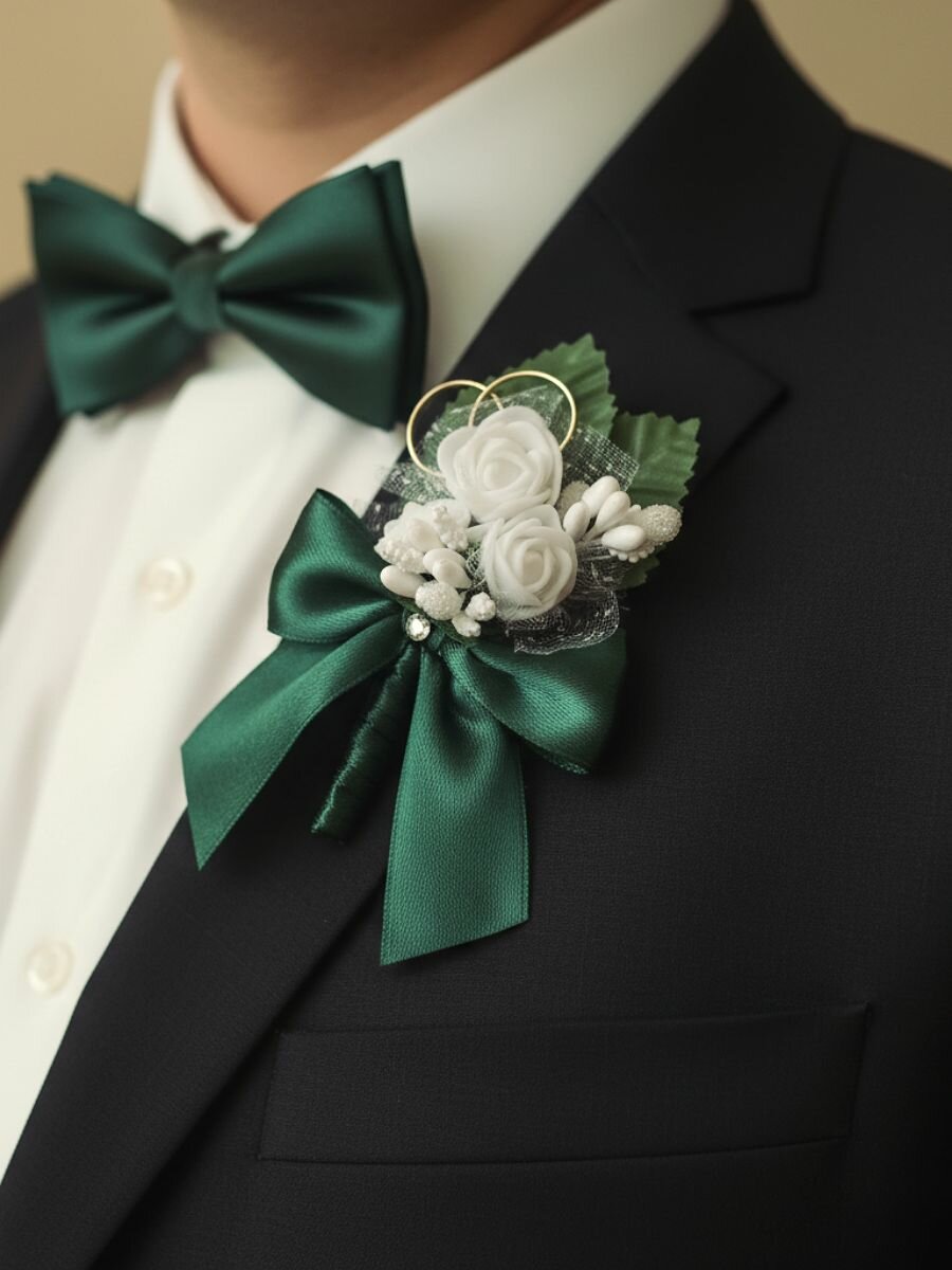 Бутоньерка для жениха или свидетеля
