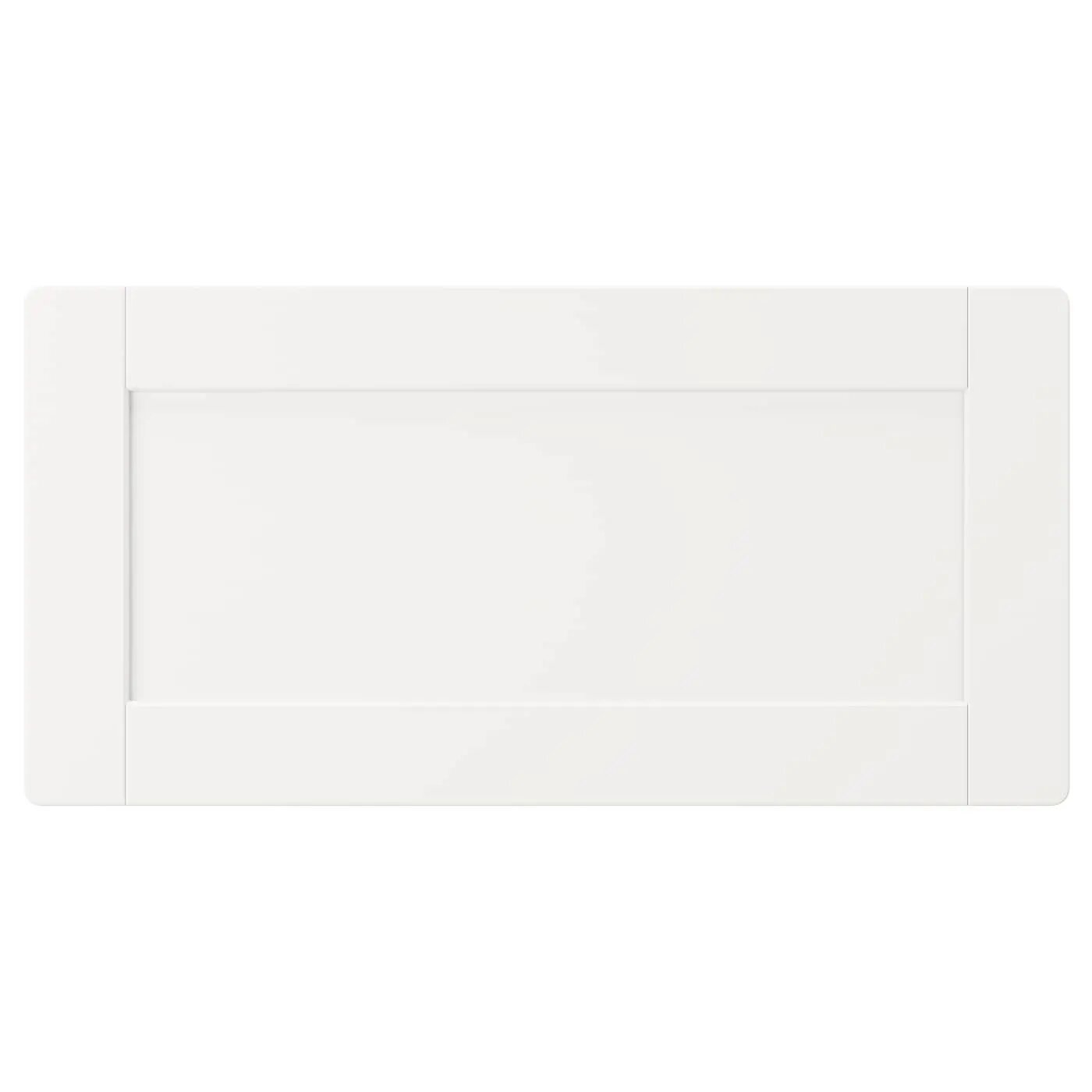Фронт выдвижного ящика SMÅSTAD, белый/с рамкой, 60x30 см