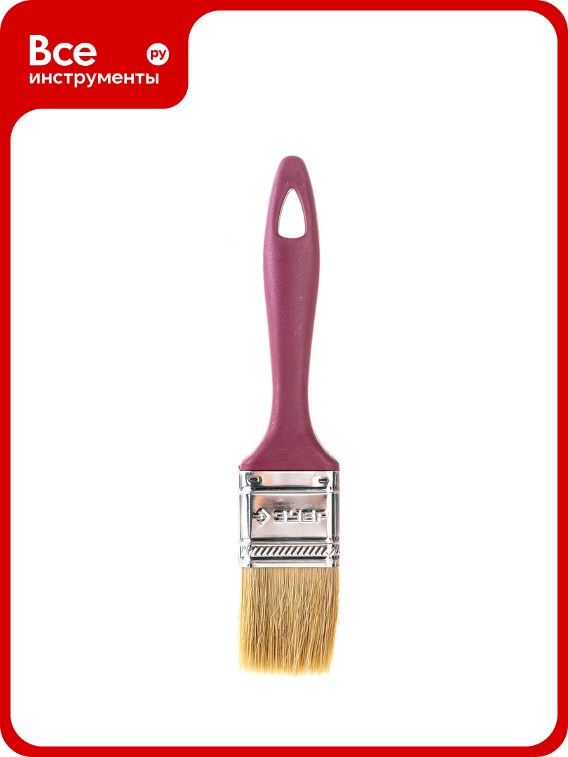 Плоская кисть ЗУБР универсал-мастер 4-01011-038