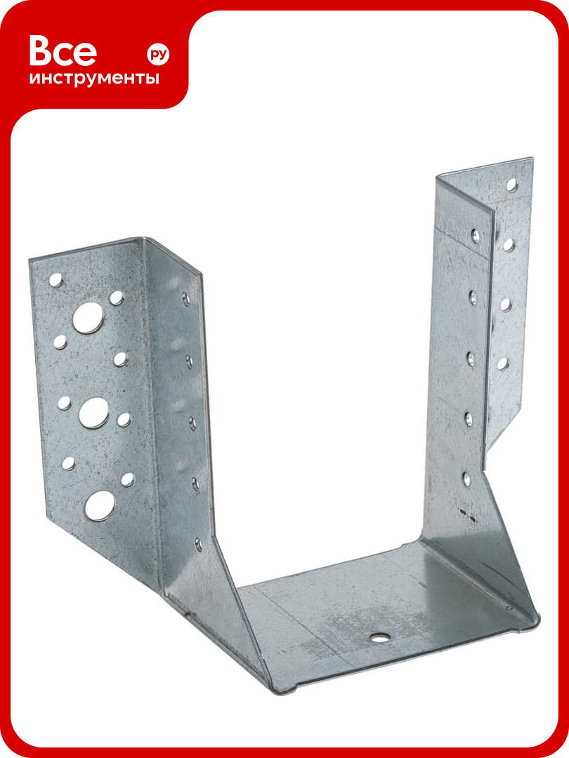 Балочный башмак-опора VORMANN тип А 100х140х2 мм, оцинкованный 70 975 000
