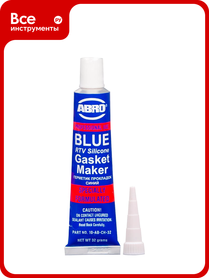 Силиконовый герметик ABRO Masters синий, 32 г 10-AB-CH-32R