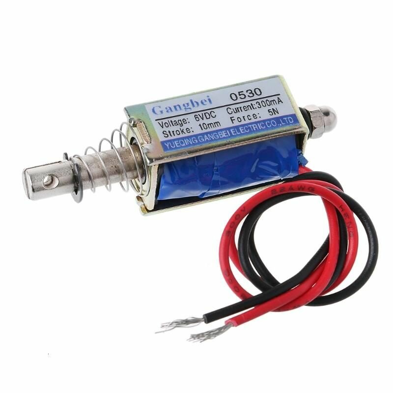 Электромагнитный соленоид JF-0530B, 6V