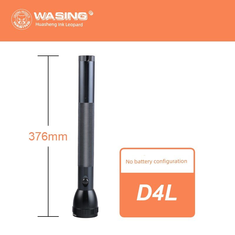 WFL-D4L светодиодный фонарь без аккумулятора, водонепроницаемый, алюминиевый корпус, емкость 3500 мАч