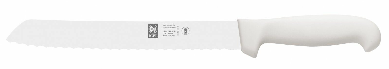 Нож для хлеба Icel PRACTICA 200/340 мм. белый 1 шт.