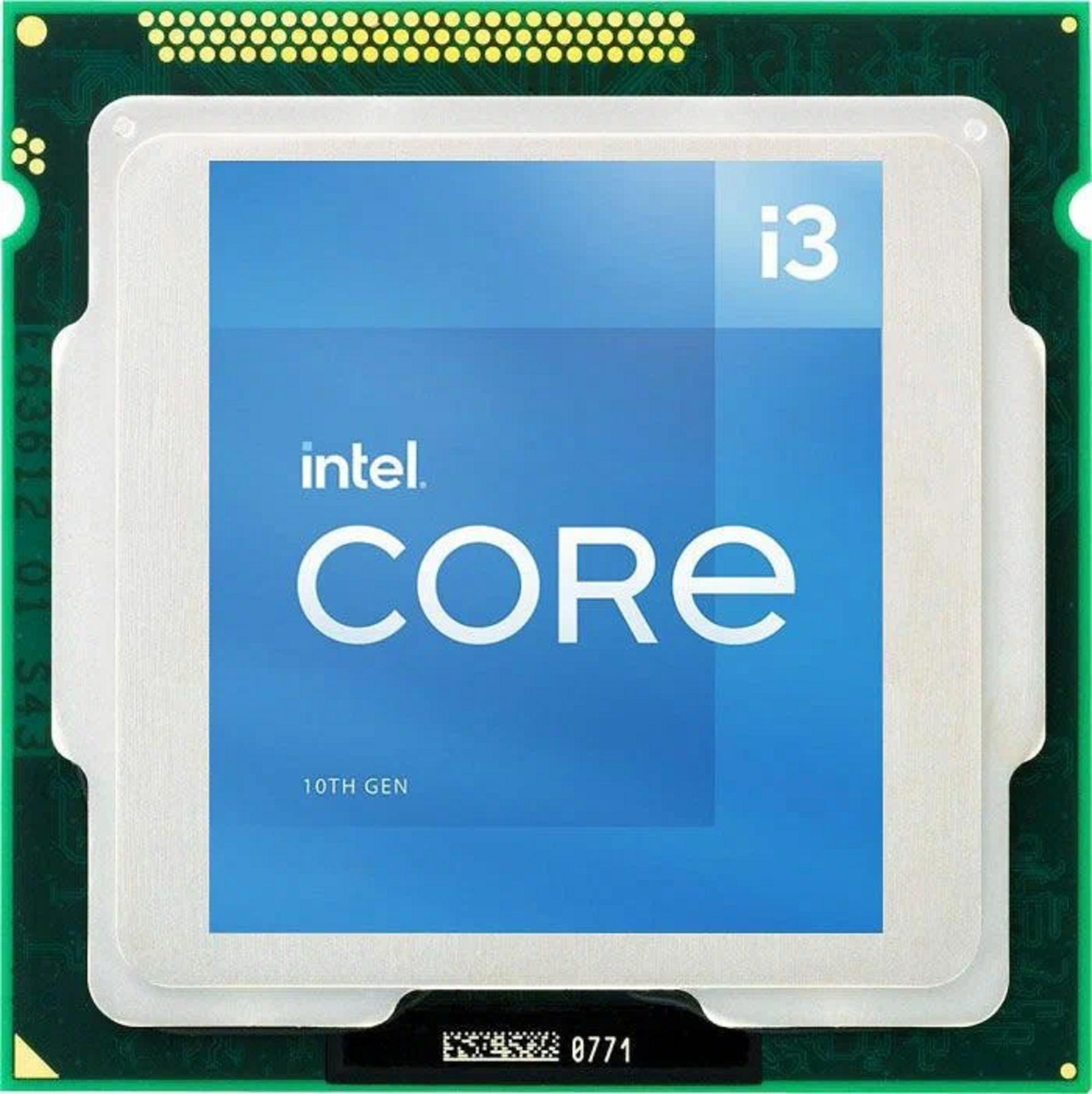 Процессор Intel Core i3-10105, 4 ядра, 8 потоков, 3.7-4.4ГГц, Comet Lake, LGA1200