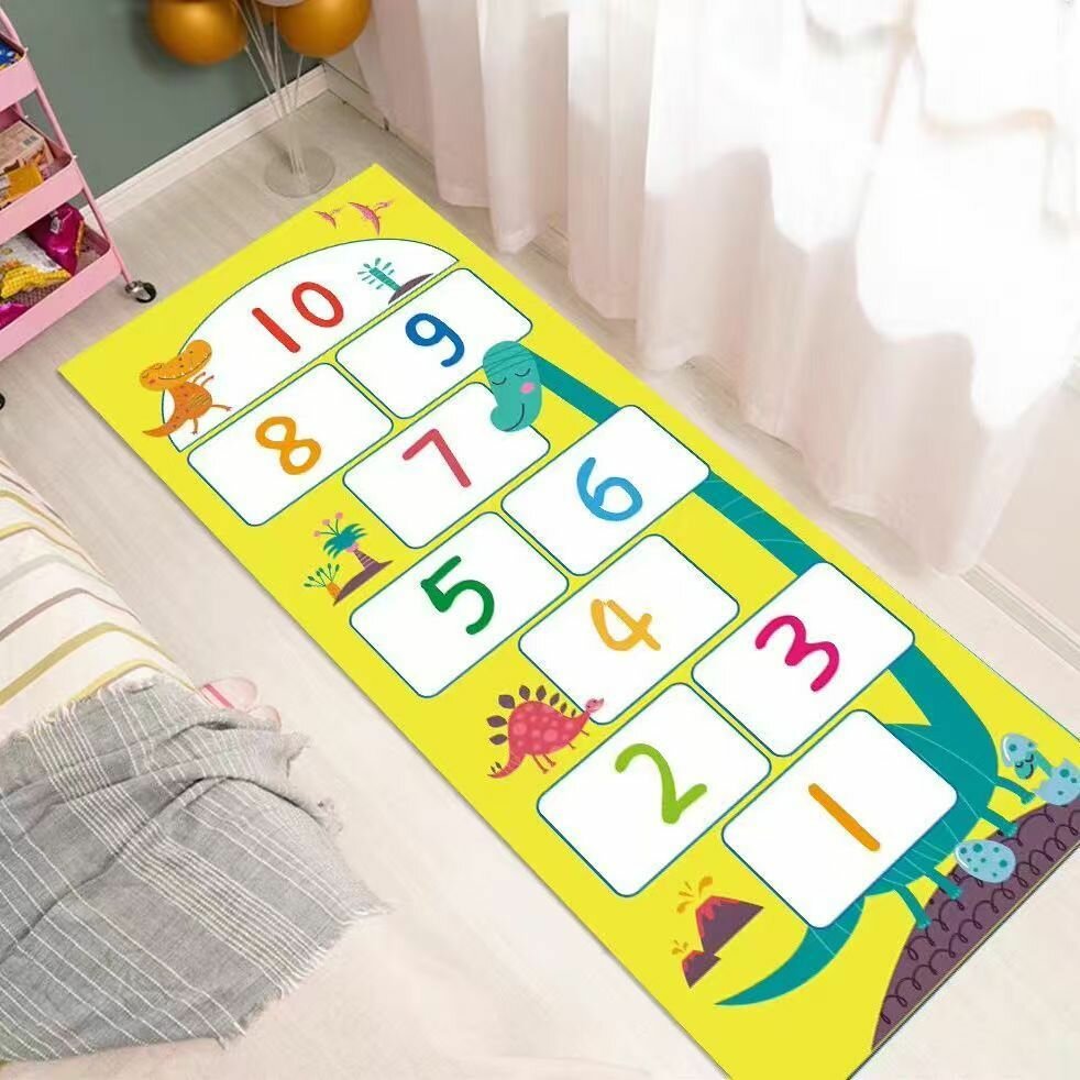 Ковер для детской комнаты, детский сад, раннее образование, игра в крокодил, ковер для девочки, прикроватный ковер, образовательный ковер для гостиной