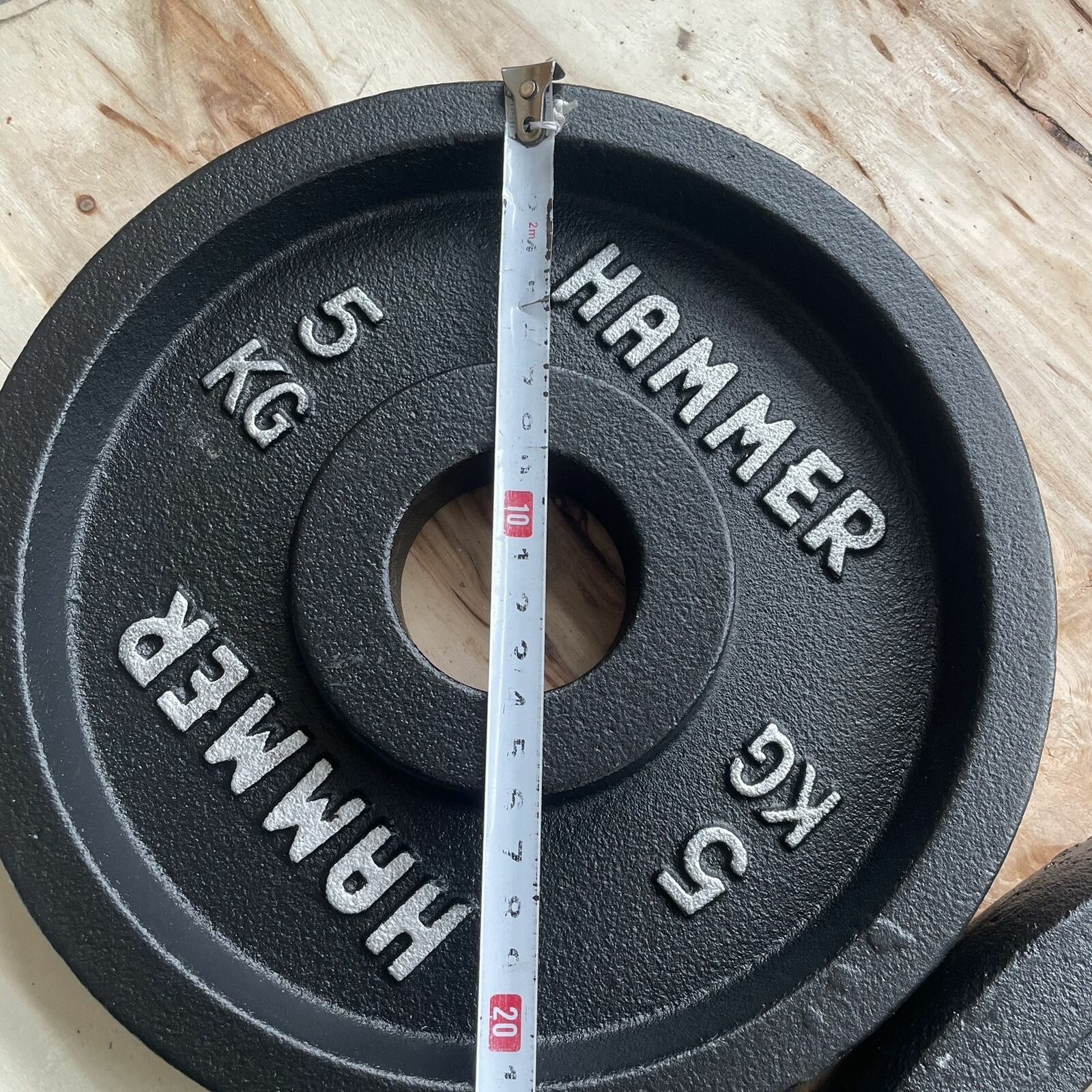 Распродажа: Мужские чугунные блины для штанги с семью отверстиями, большие отверстия, 5cm