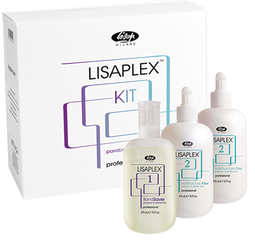 Набор для защиты и восстановления волос Lisaplex Professional Kit / LISAPLEX 3х475 мл.