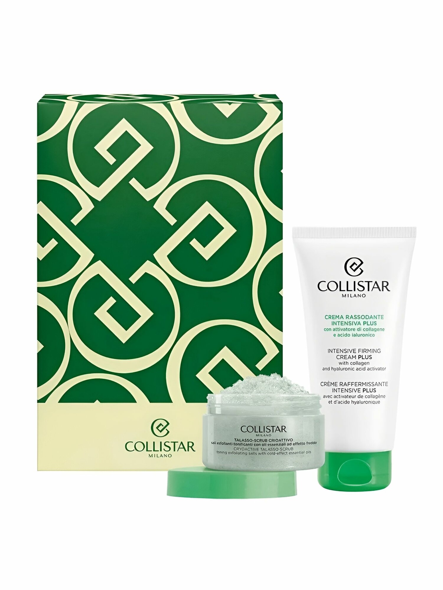 Collistar - Набор: Intensive Firming Cream Plus Интенсивный укрепляющий крем для тела 175 мл + Талассо-криоактивный скраб 150 г