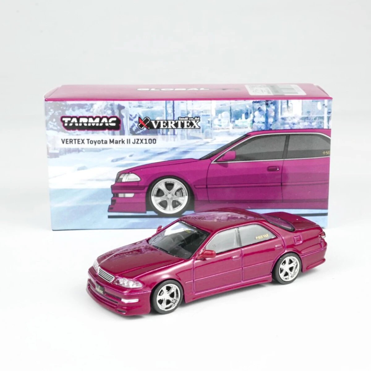 Модель автомобиля Toyota Mark II JZX100 Tarmac Works 1:64