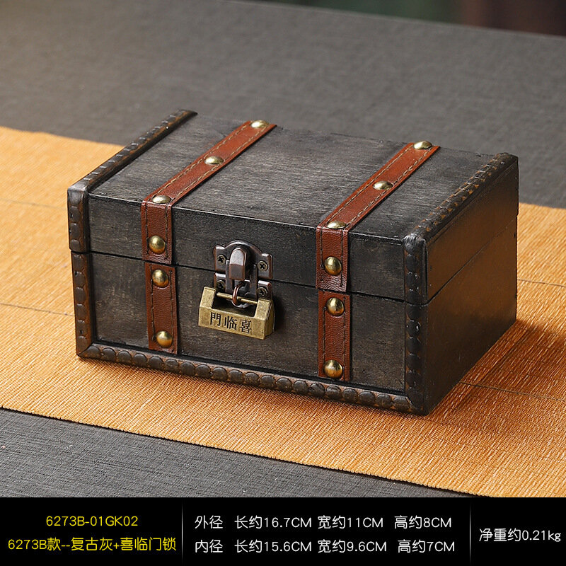 2026 Ретро деревянная коробка для хранения, коробка для подарков с ремнем для часов, коробка для съемок фильмов, коробка для декора витрины магазина