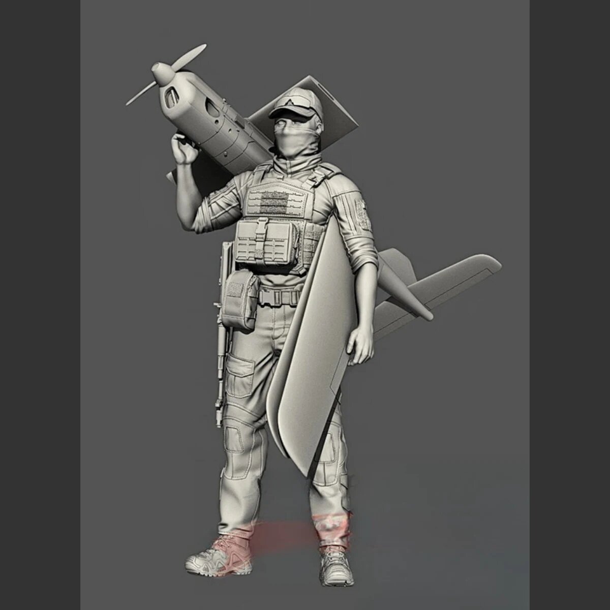 Модель российского дрон-техника MEEKLION MODEL 1/16
